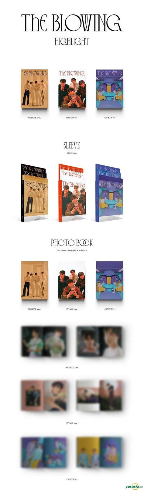 YESASIA Highlight Mini Album Vol 3 The Blowing Breeze Wind