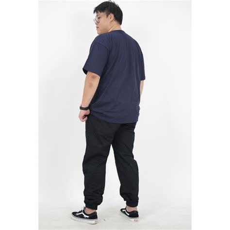 กางเกงจ็อกเกอร์ ผู้ชายอ้วน ไซส์ใหญ่ Jogger Pants 2xl 3xl 4xl 5xl 6xl E333 10 สีกรม