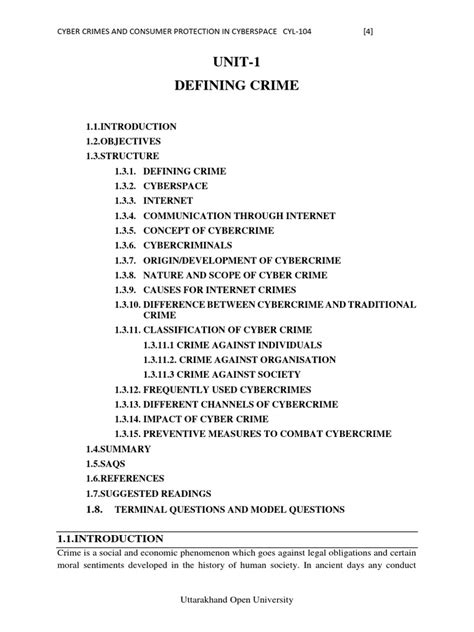 Introduction To Cyber Crime Pdf Cybercrime Computer Security