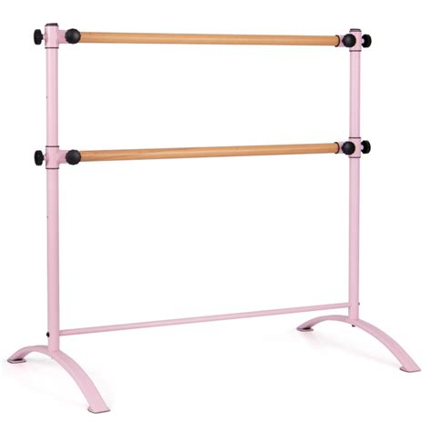 4 Foot Portable Freestanding Double Ballet Barre Costway