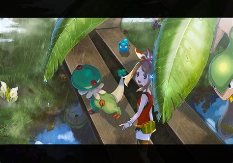 May Breloom Tropius And Azurill Pokemon And More Drawn By