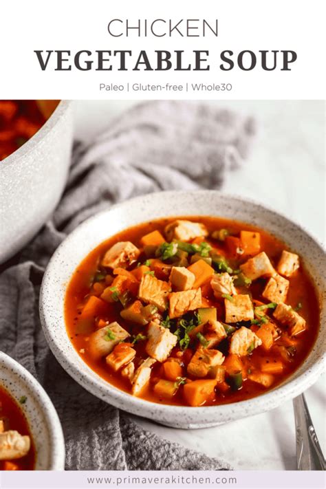 Chicken Vegetable Soup Recipe Primavera Kitchen