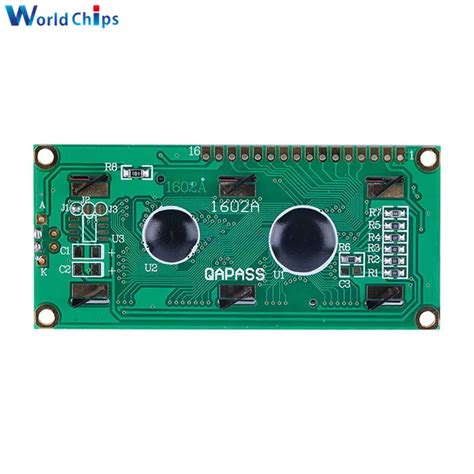 Cran Lcd X Interface Ardu V Couleurs Bleu Jaune Vert Avec