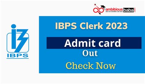 Ibps Clerk Prelims 2023 Admit Card Out Download Now