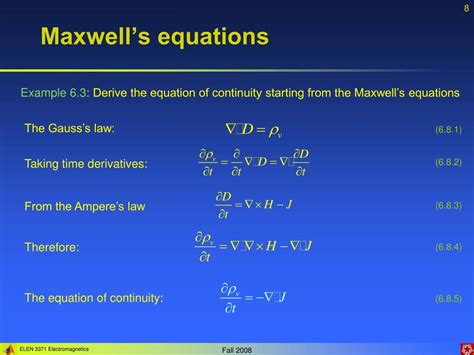 Ppt Lecture 6 Maxwells Equations Powerpoint Presentation Free