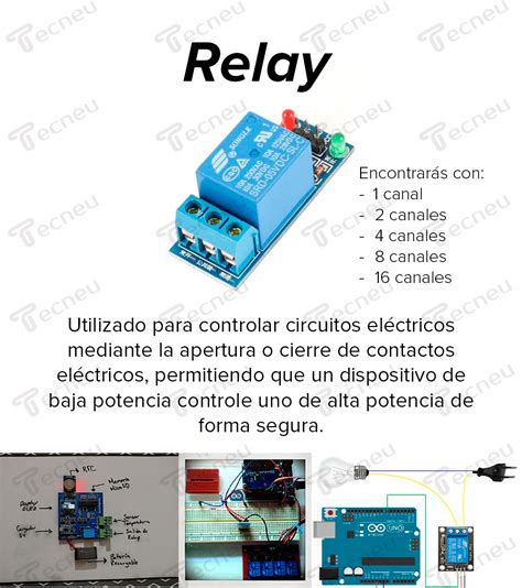 Modulo Relevadores Relay 2 Canales 12v Tecneu