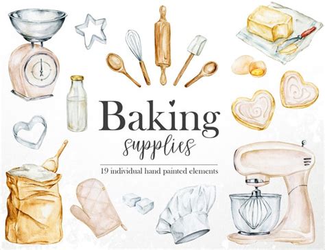Food Clipart Breakfast Cake Clip Art Sweet Treat Bakery Clip Etsy Canada