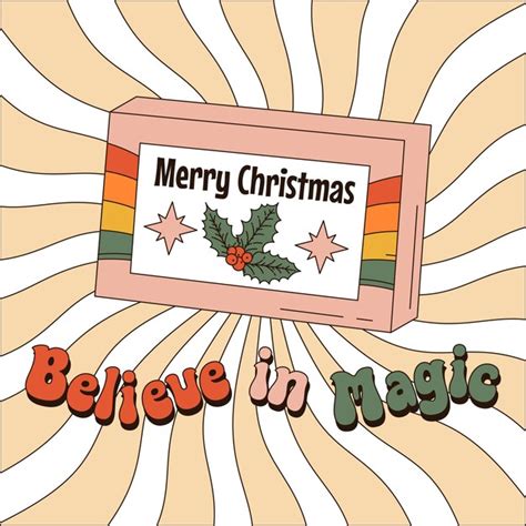Premium Vector Vector Illustration Of Christmas Cassette Tape