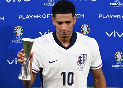 بيلينجهام يحصد جائزة رجل مباراة إنجلترا ضد سلوفاكيا في يورو 2024