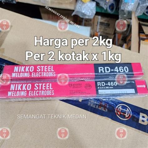 Jual Harga Disc Rd 460 2mm Kawat Las Listrik Welding Electrodes Nikko