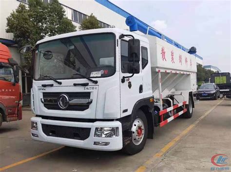 程力专汽东风多利卡D9散装饲料运输车 散装饲料车