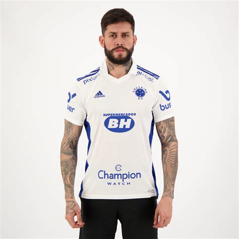 Adidas Cruzeiro 2022 Away Sponsor Jersey Futfanatics