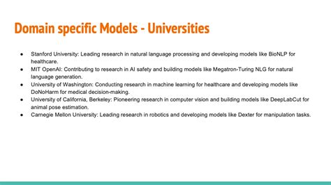 Generative Ai Domain Specific Model Slides