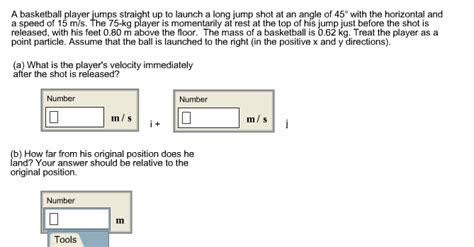 Solved A Basketball Player Jumps Straight Up To Launch A