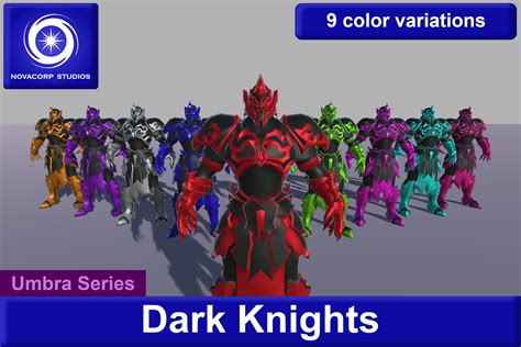 Dark Knights 3d Characters Unity Asset Store