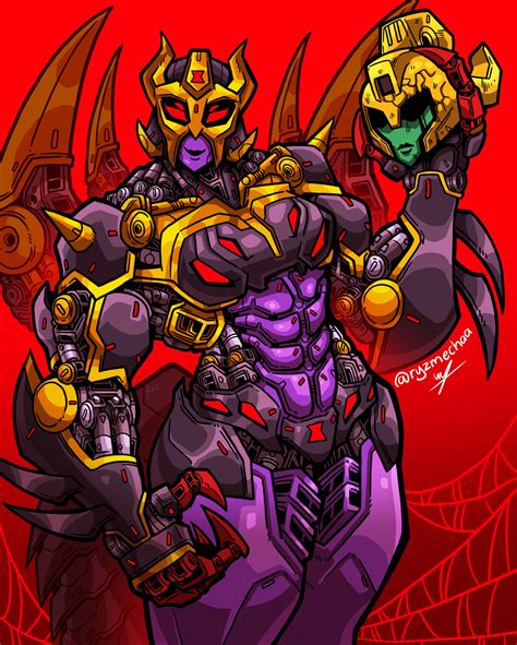 Elita One And Blackarachnia Transformers Drawn By Ryzmechaa Danbooru