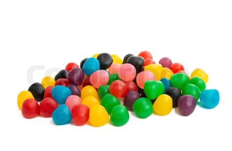 Jelly Fruit Candy Isolated Stock Image Colourbox
