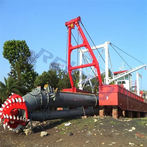 Cutter Suction Dredger Machine Sand Production Dredging Ship Work Site