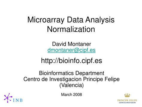 Ppt Microarray Data Analysis Normalization Powerpoint Presentation