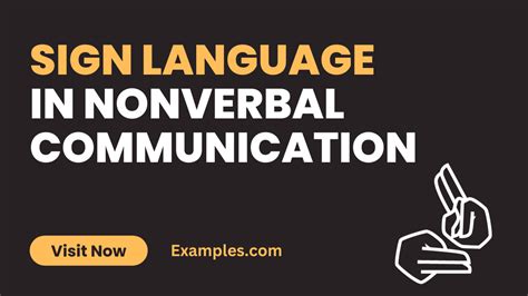 19 Sign Language In Nonverbal Communication Examples
