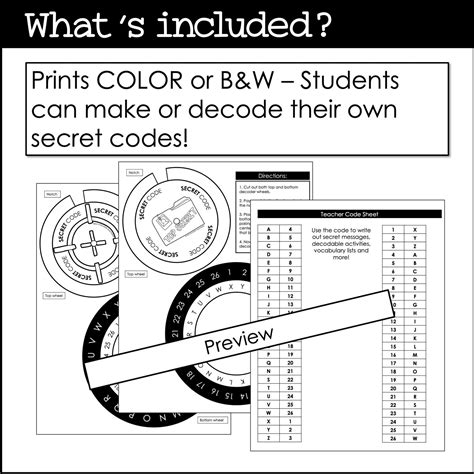 Alphabet Number Cipher Wheel Secret Decoder