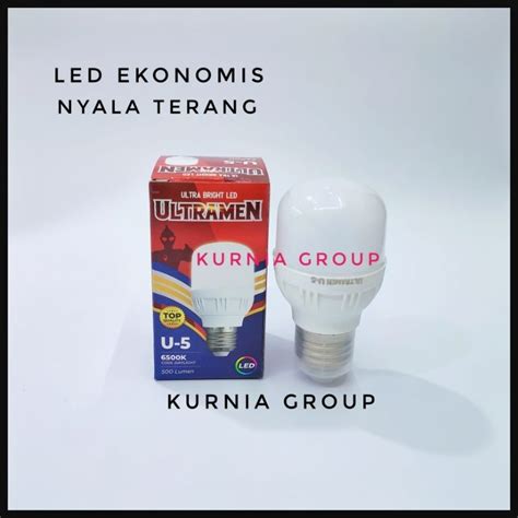 Jual LAMPU LED 5W SINAR PUTIH TERANG BOHLAM 5WATT KAPSUL BULB LAMP 5