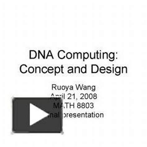stream dna computing in security pdf ppt download exclusive by joe