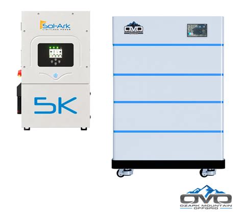 5k Sol Ark Inverter 2048kw Omo Stack Lithium Battery Ozark