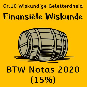 Gr WG BTW Notas PDF One Stop Edu Shop