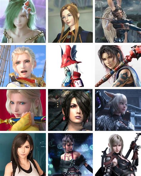 I Noticed That In Each Ff Game Theres Almost Always Three Main