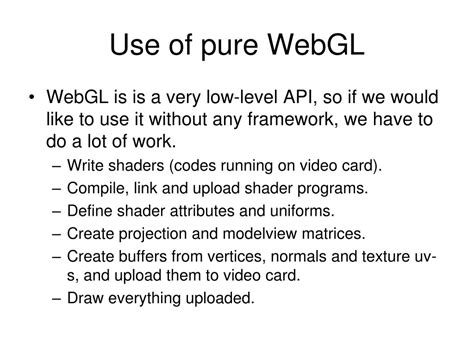 Ppt An Introduction To Webgl Powerpoint Presentation Free Download