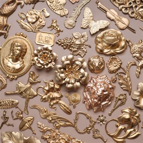 アメリカ製真鍮パーツアンティークヴィンテージ アクセサリーパーツ ハンドメイド Usa、輸入パーツ、インポートパーツ、brass、jewelry、ハンドメイドアクセサリー、base