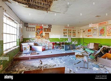 The October 16 2019 Photo Of The Chernobyl School In Chernobyl In