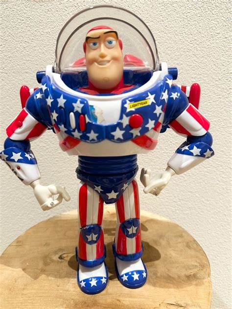 Buzz Lightyear Toy Story 1995 Usa Stars Stripes Disney Pixar Gebraucht