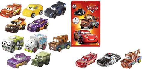 Buy Disney Pixar Cars Mini Racers 10 Pack Styles May Vary And Disney And
