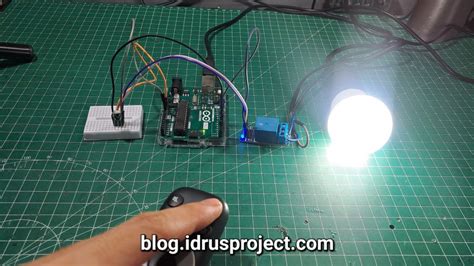 tutorial menyalakan lampu 220v menggunakan arduino uno dan remote
