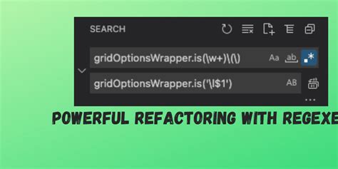 Code Refactoring With Regex Find And Replace Dev Community
