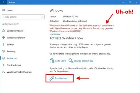 Troubleshoot Windows 10 Activation Scotties Techinfo