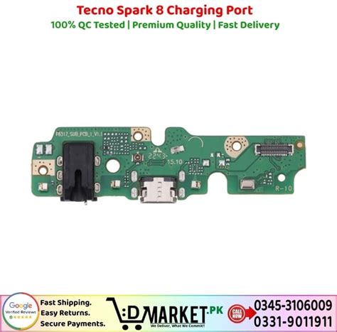 Tecno Spark 8 Charging Port Price In Pakistan Dmarket Pk