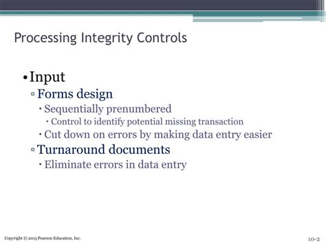 ppt processing integrity and availability controls powerpoint