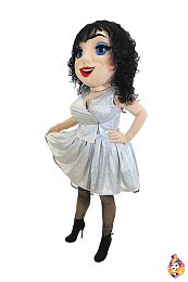Stripper Christina Mascot Costume