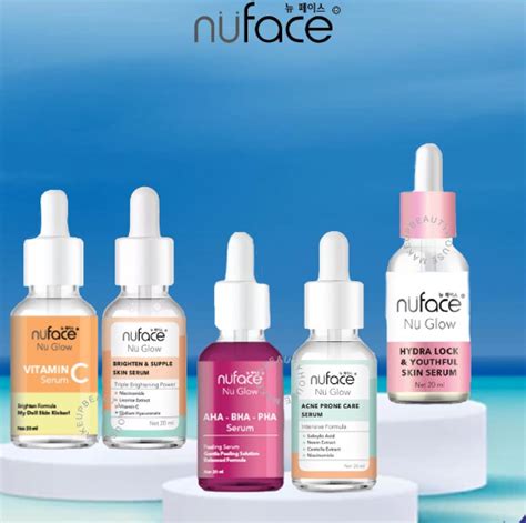 Nuface Nu Glow Face Serum 20 Ml ACNE PRONE CARE BRIGHTEN VIT C