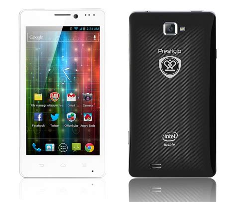 Prestigio MultiPhone 5430: смартфон с чипом Intel Atom
