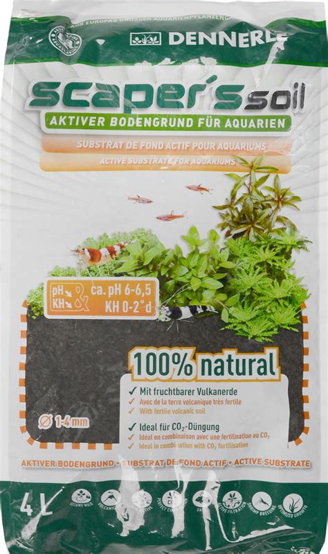 Грунт для аквариума Dennerle "Scaper's Soil", питательный, 1-4 мм, 4 л ...