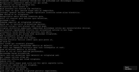 Xterm Canvas Codesandbox