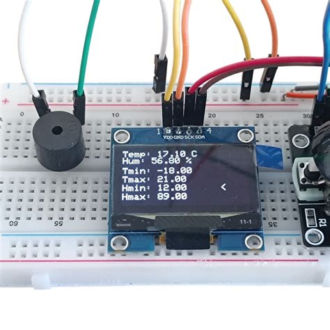 Kit Diy De Contrôle De Température Et Humidité Esp32 Atelier De La