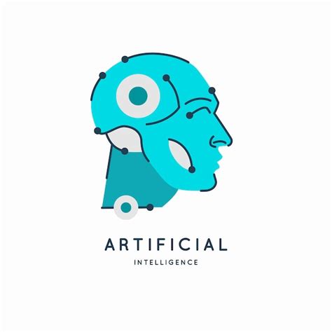 Premium Vector Artifical Intelligence Conceptual Sign And Logo The