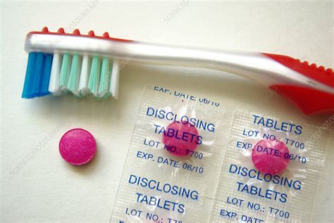 Disclosing Tablets Stock Image C0048345 Science Photo Library