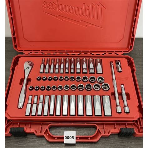 Milwaukee 1 4 Inch Socket Set As New