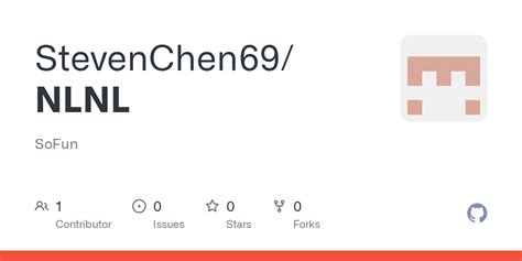 Github Stevenchen69 Nlnl Sofun
